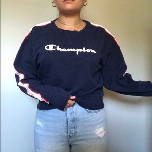 Champion | Sweaters | Authentic Champion Logo Sweater | Poshmark